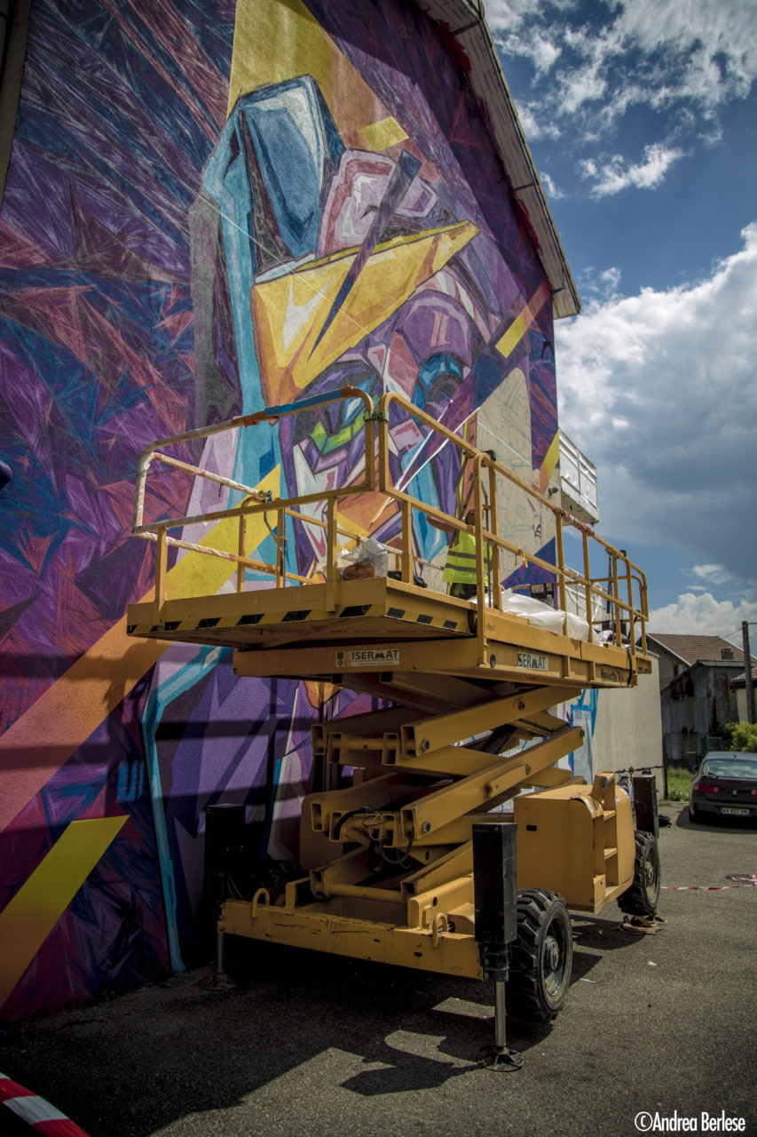 The street art takes some height with MEWPs - Haulotte Blog