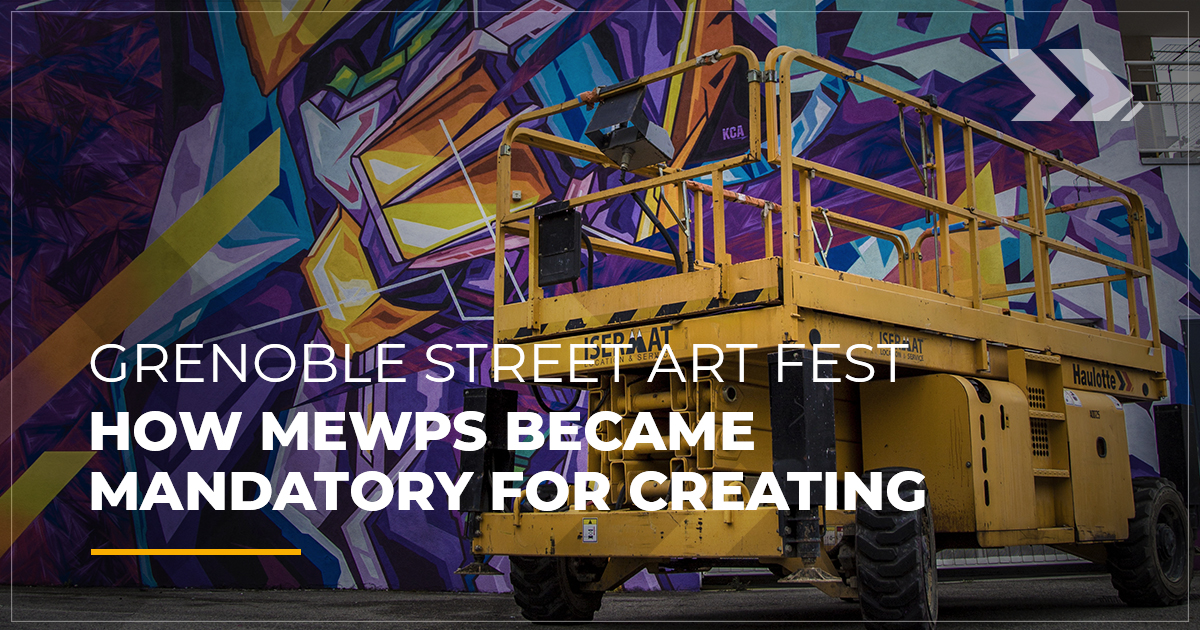 The street art takes some height with MEWPs - Haulotte Blog