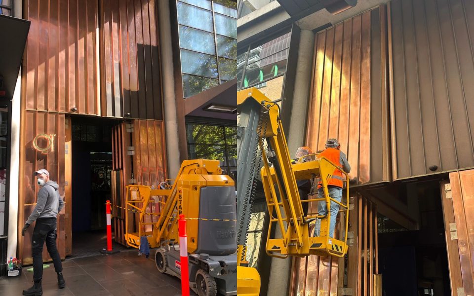 Restoring Australia’s Largest Copper and Brass Door with Haulotte Star ...